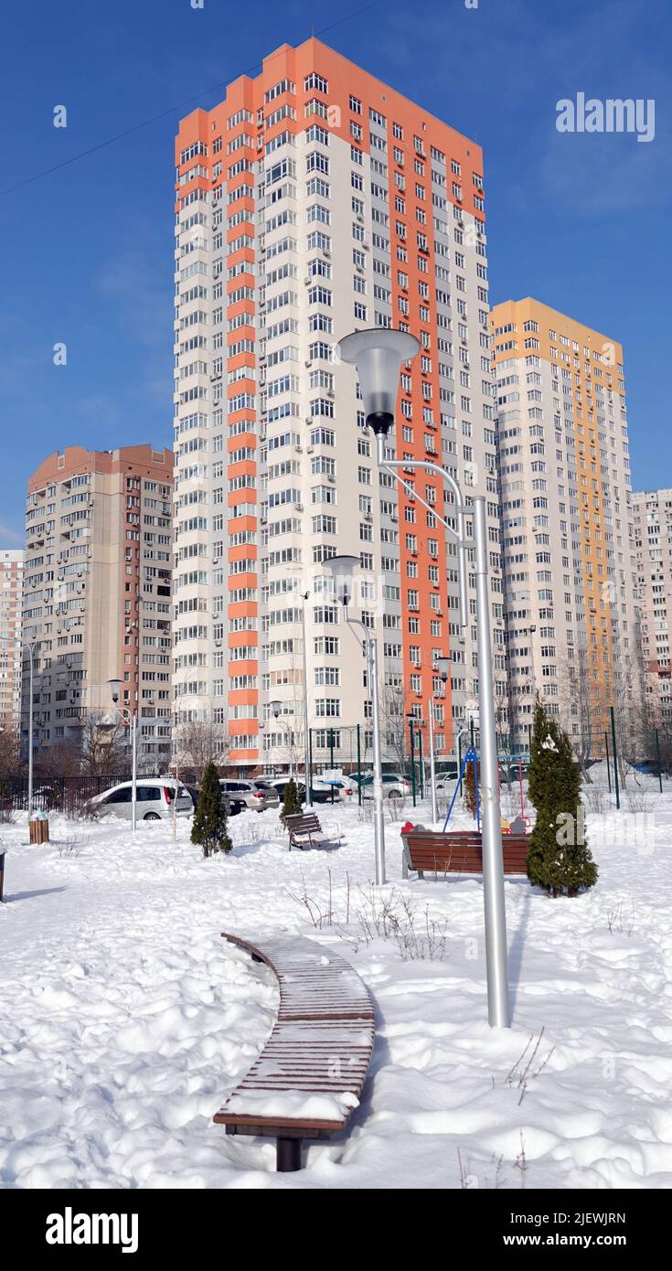 Kiev ukraine high rise apartment building hi-res stock photography and ...