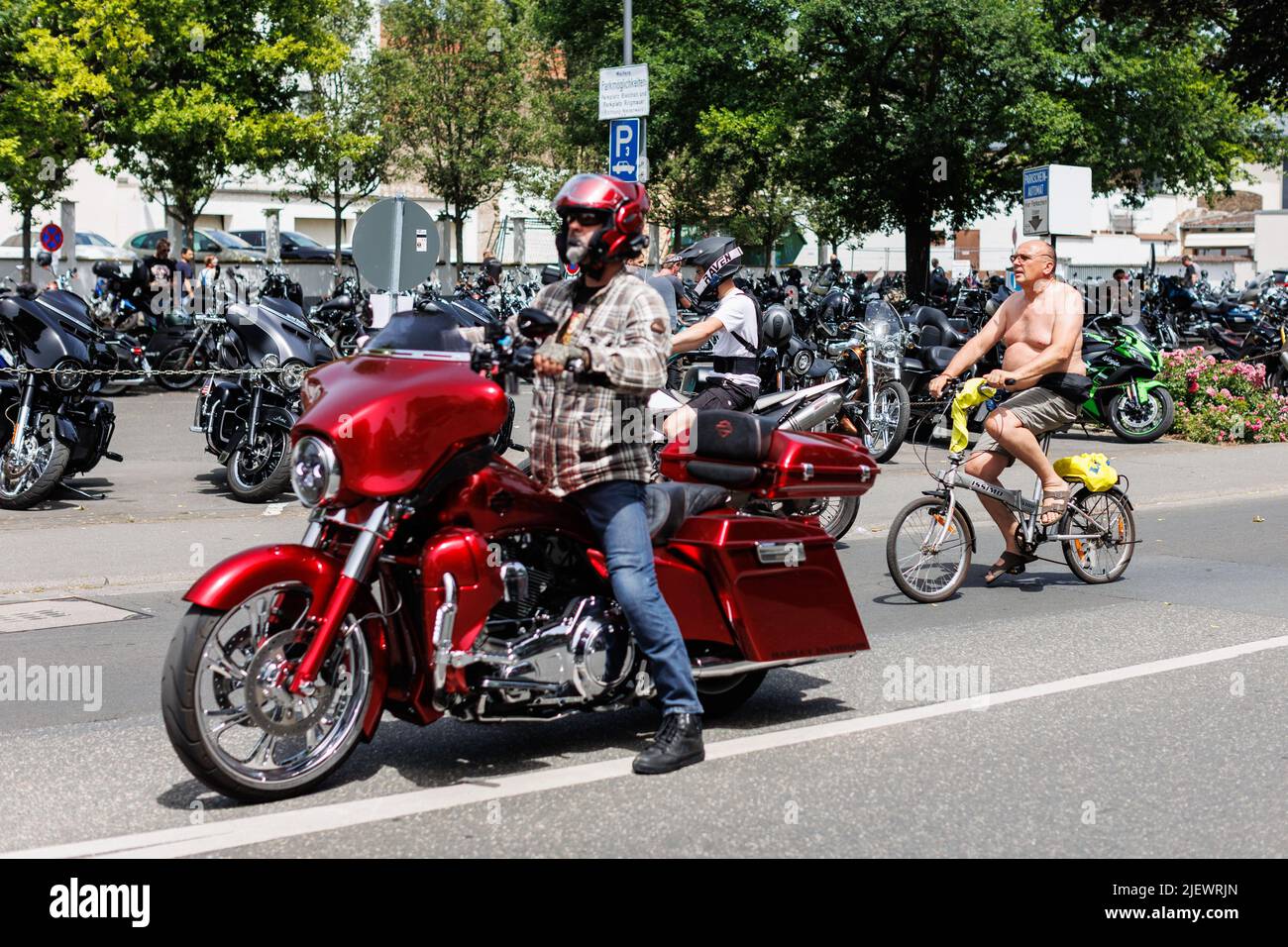 Magic Bikes Rudesheim, one of Europe's biggest Harley Davidson events ...