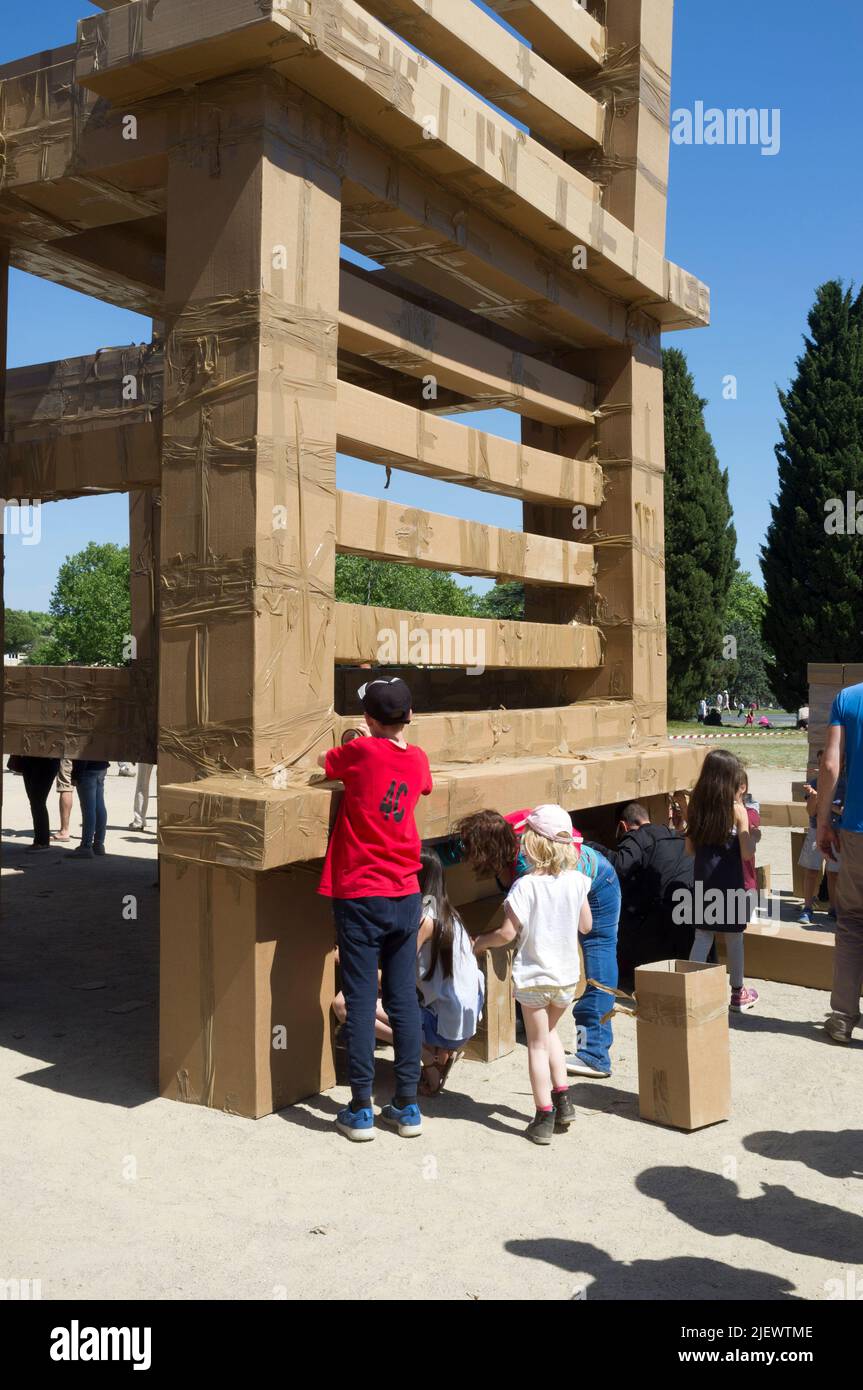 ZAT (Temporary Artistic Zone) at Parc Montcalm. From Sister Buildings ...