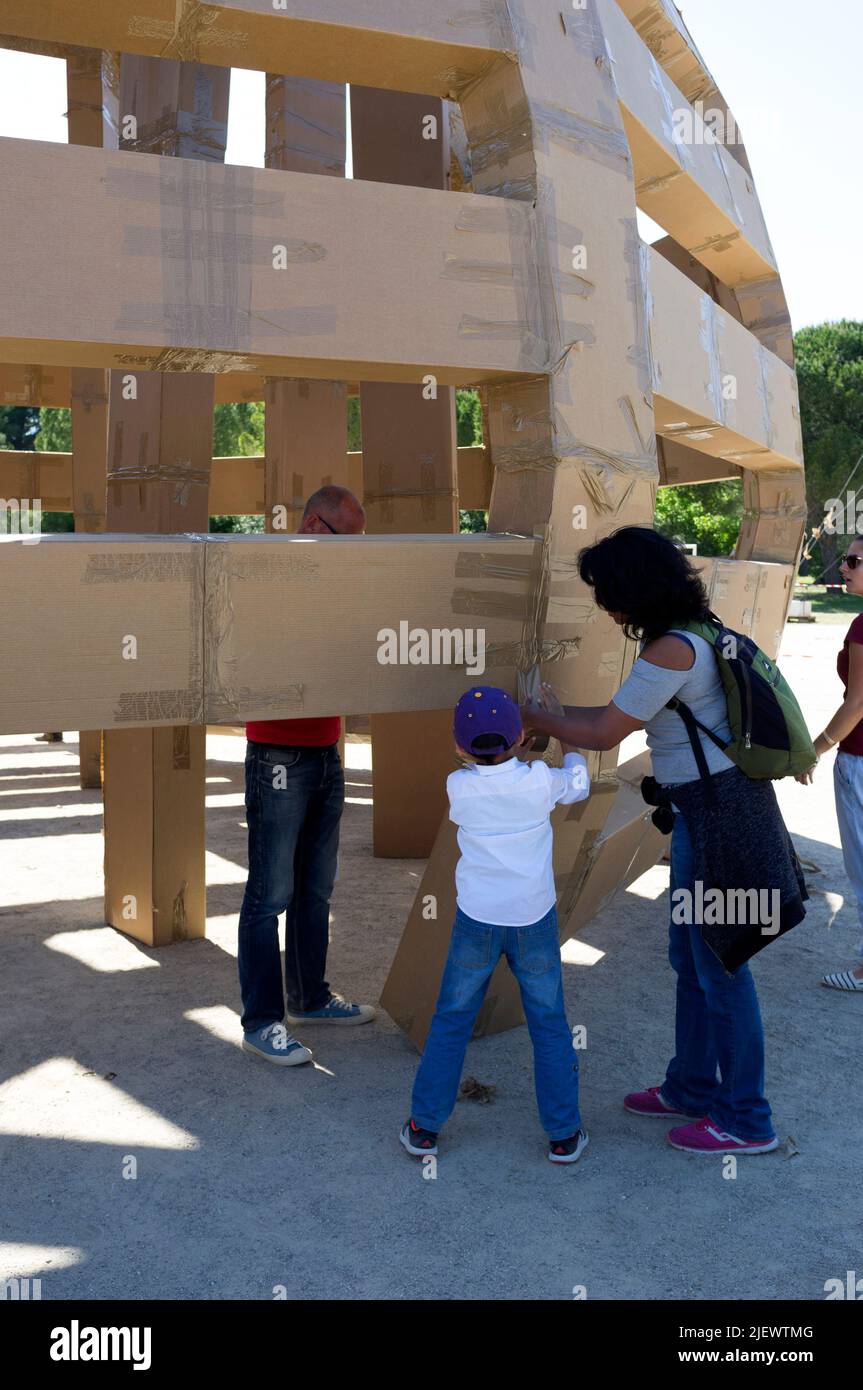 ZAT (Temporary Artistic Zone) at Parc Montcalm. From Sister Buildings ...