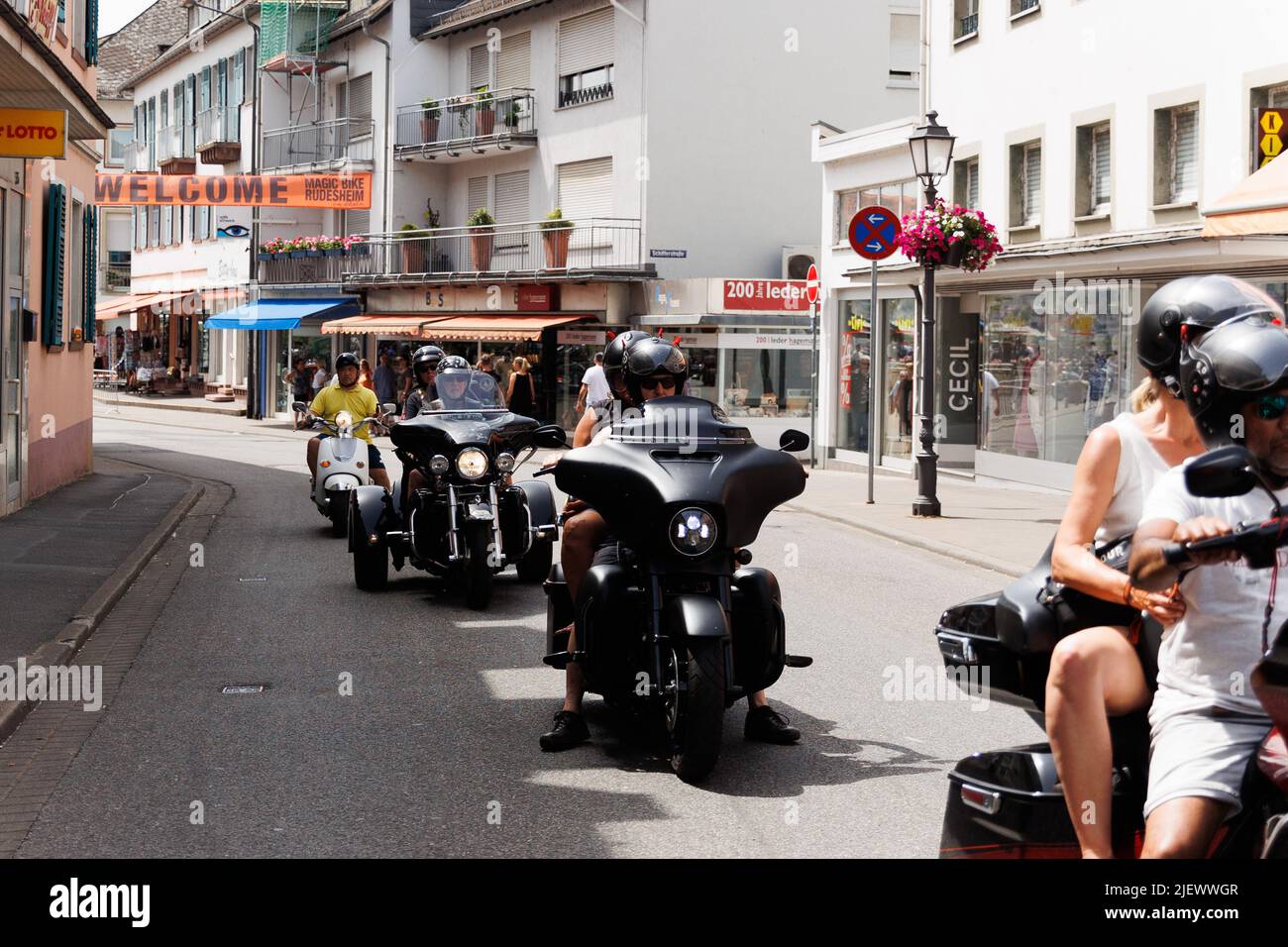 Magic Bikes Rudesheim, one of Europe's biggest Harley Davidson events ...