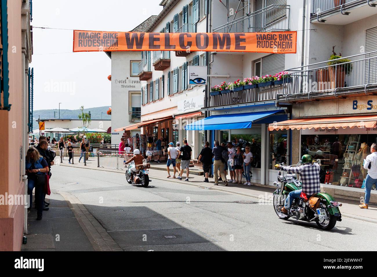 Magic Bikes Rudesheim, one of Europe's biggest Harley Davidson events ...
