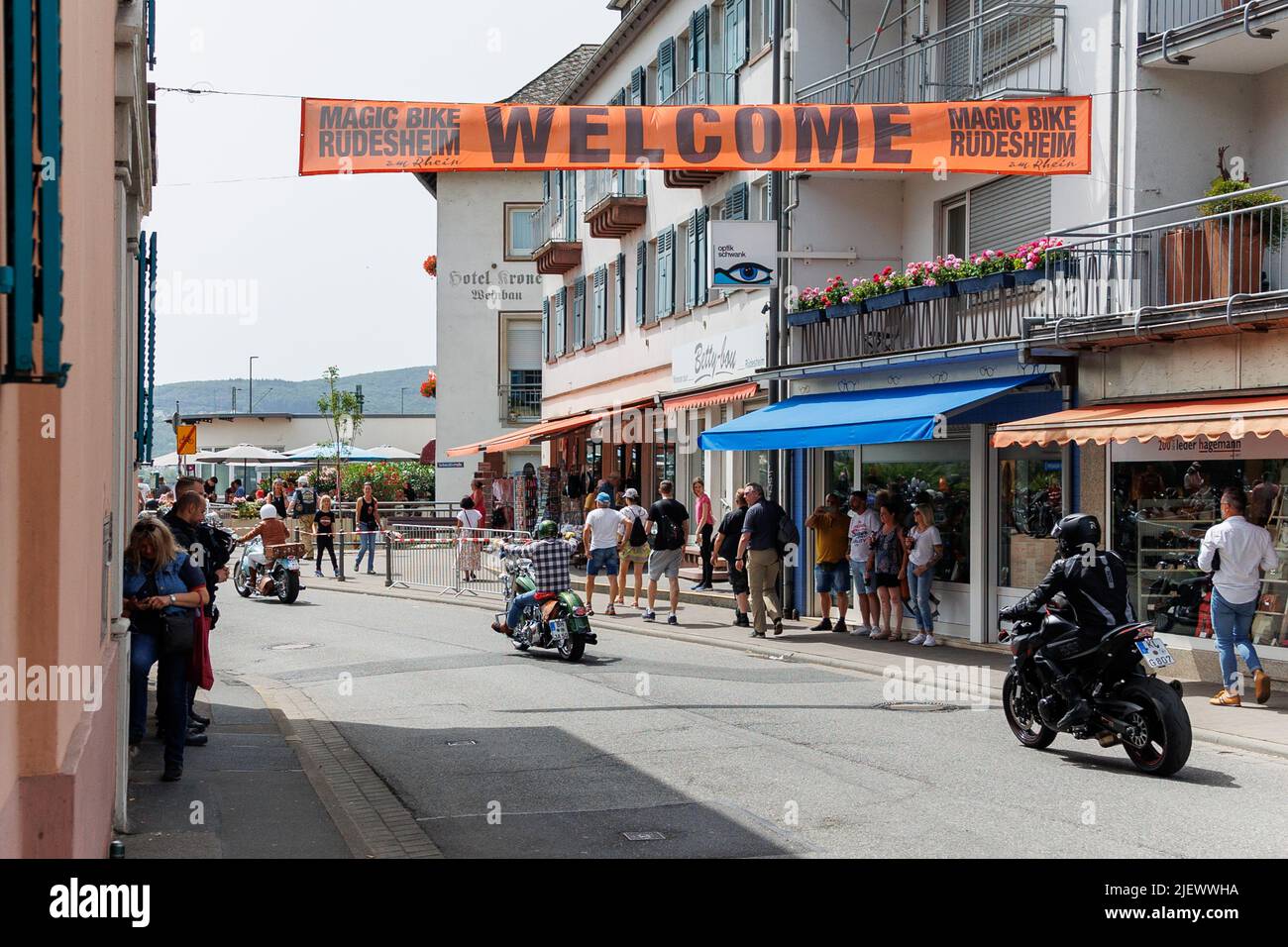 Magic Bikes Rudesheim, one of Europe's biggest Harley Davidson events ...