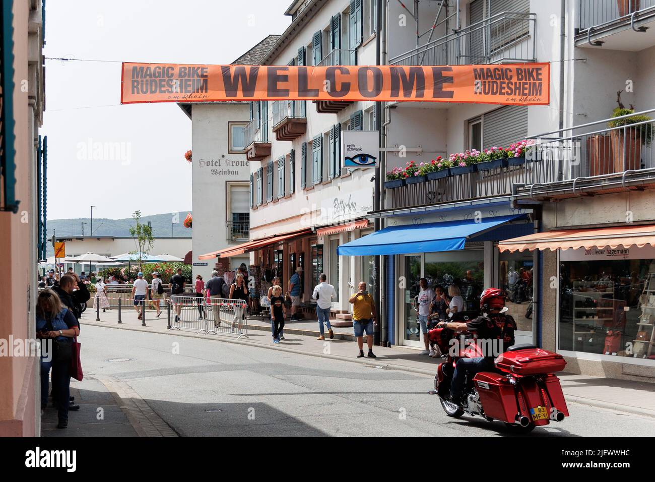 Magic Bikes Rudesheim, one of Europe's biggest Harley Davidson events ...