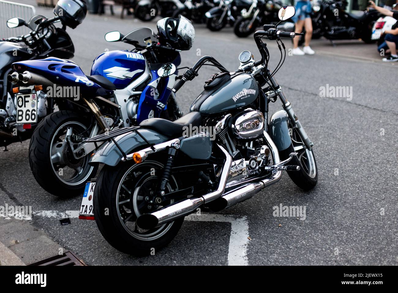 Magic Bikes Rudesheim, one of Europe's biggest Harley Davidson events ...