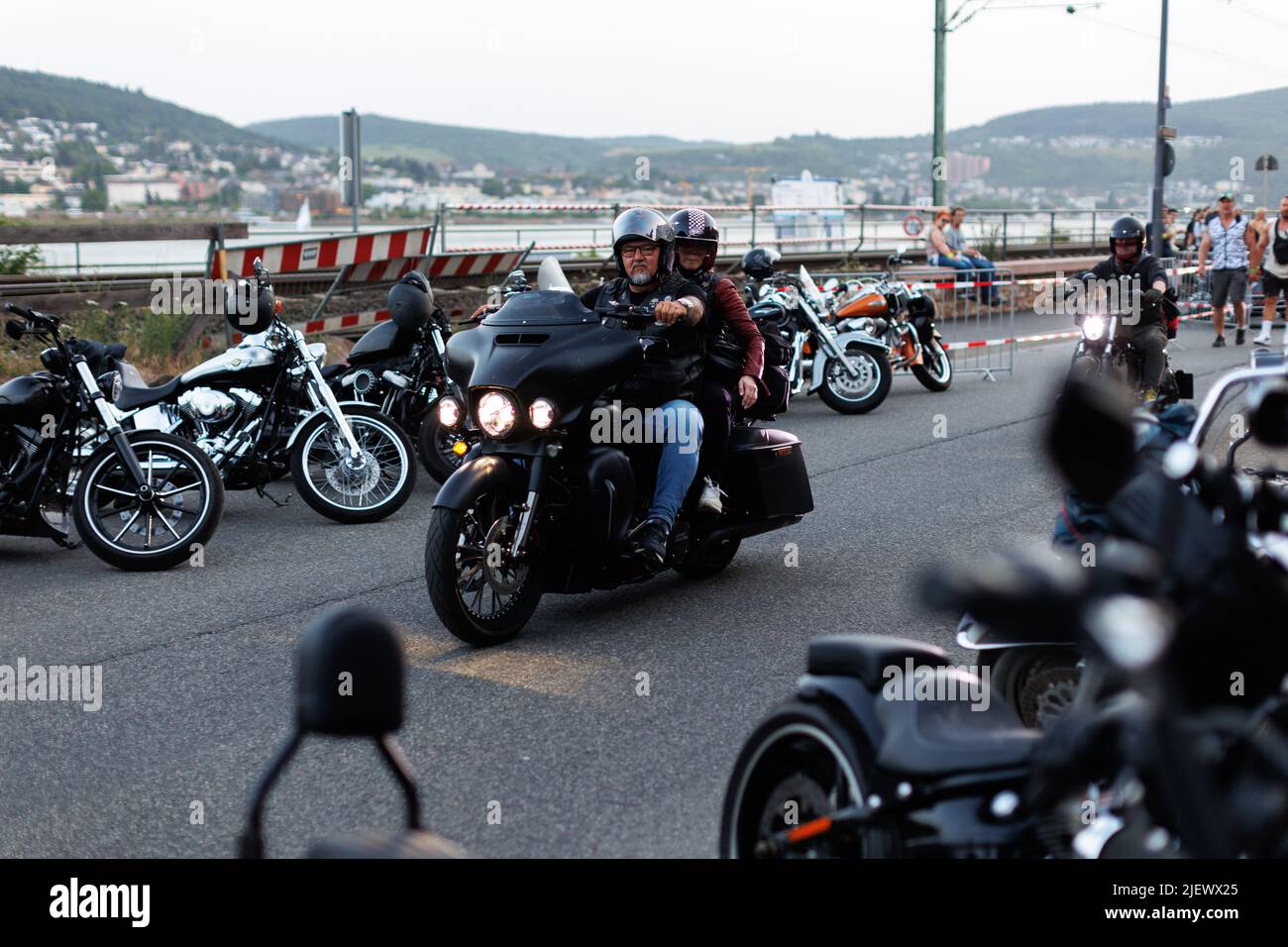 Magic Bikes Rudesheim, one of Europe's biggest Harley Davidson events ...