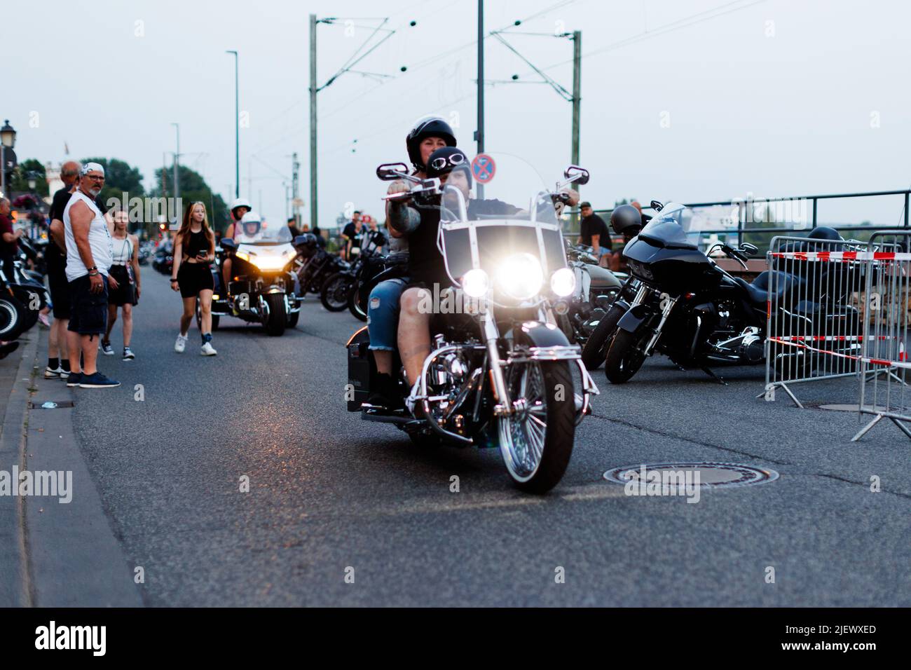 Magic Bikes Rudesheim, one of Europe's biggest Harley Davidson events ...