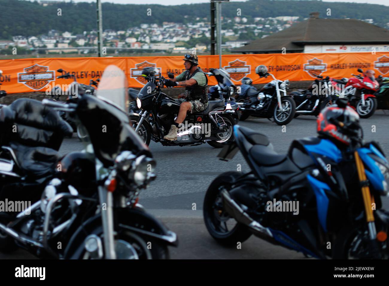 Magic Bikes Rudesheim, one of Europe's biggest Harley Davidson events ...