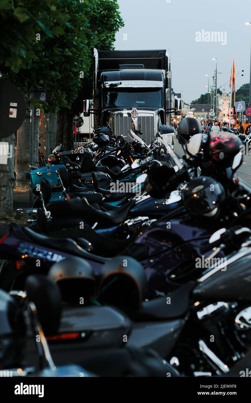 Magic Bikes Rudesheim, one of Europe's biggest Harley Davidson events ...