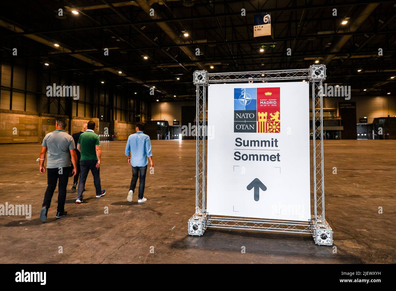 Nato madrid 2022 summit emblem hi-res stock photography and images - Alamy