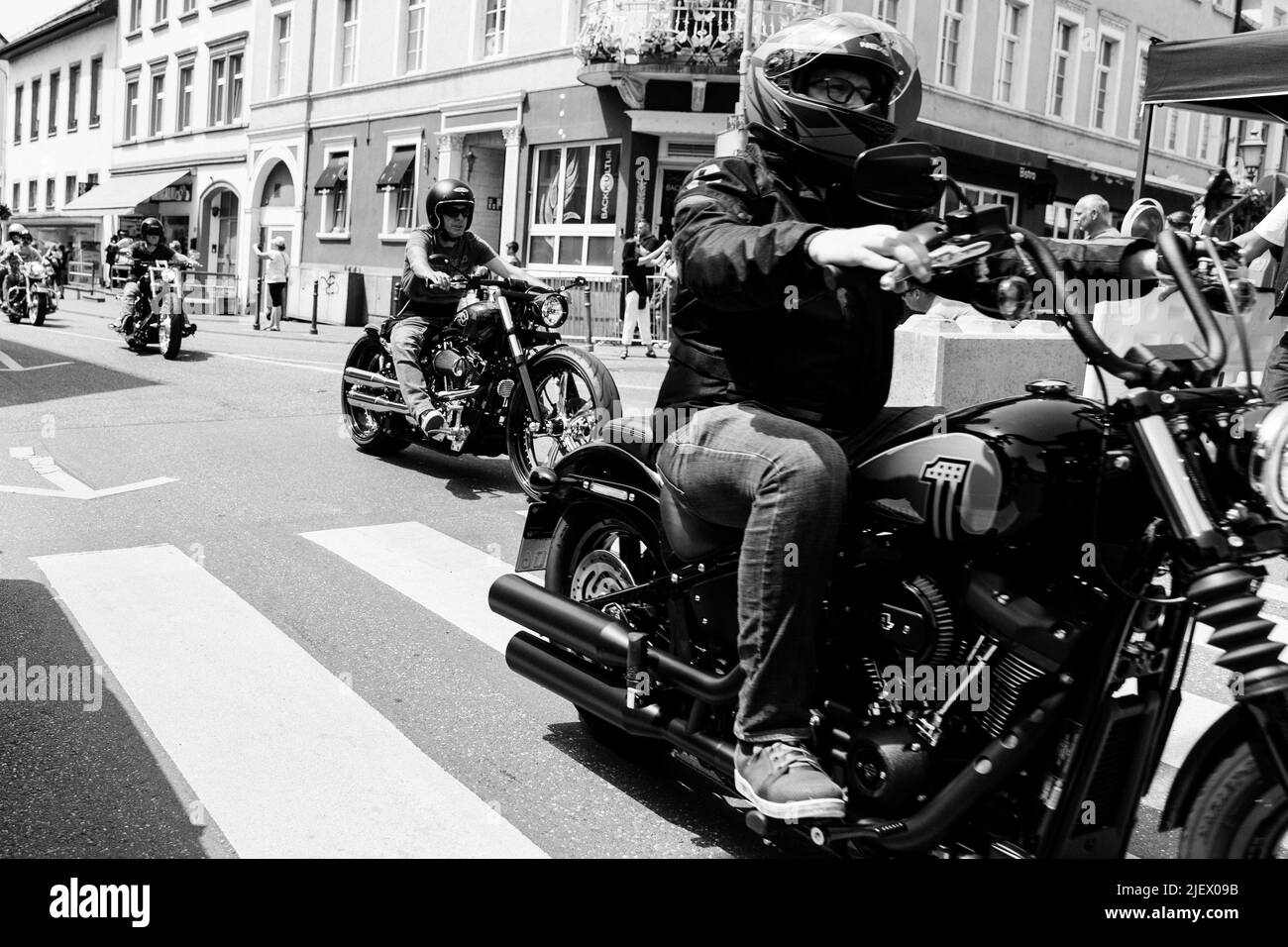 Motorcycle world show Black and White Stock Photos & Images - Alamy