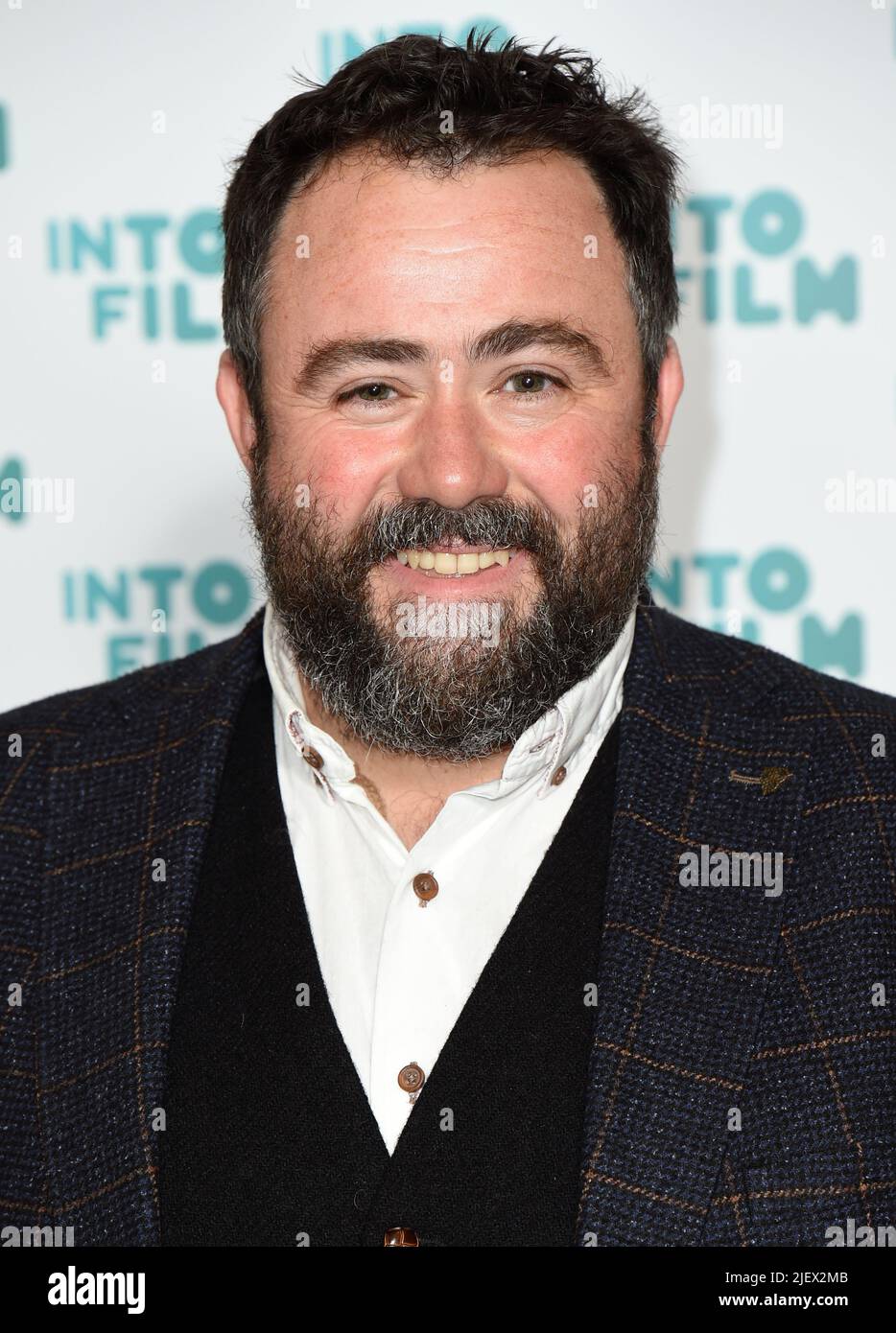 June 28th, 2022. London, UK. Celyn Jones arriving at the Into Film ...