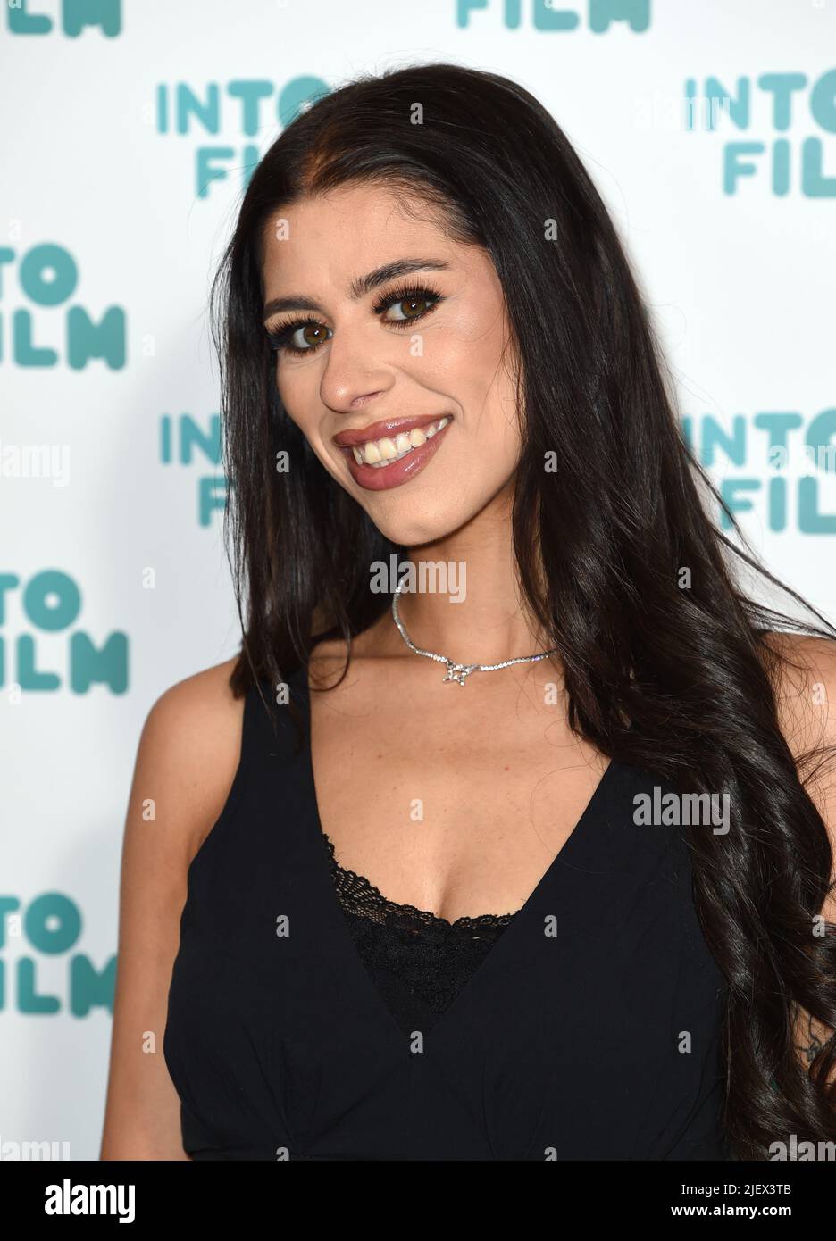 June 28th, 2022. London, UK. Miss Mustafa arriving at the Into Film ...