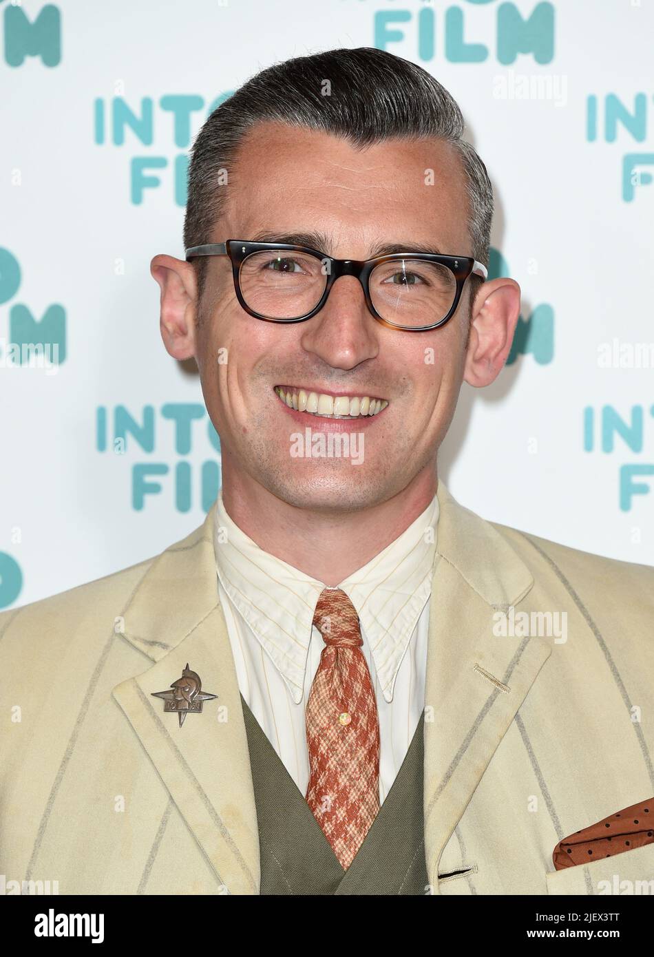 June 28th, 2022. London, UK. Ben Shires arriving at the Into Film ...
