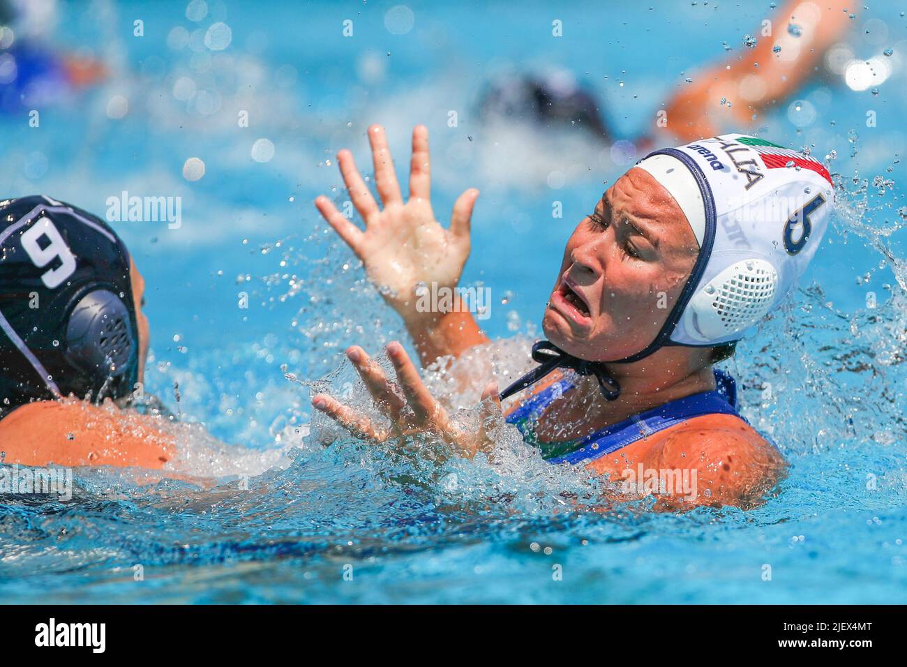 BUDAPEST, HUNGARY - JUNE 28: Ema Vernoux of France, Sofia Giustini of ...