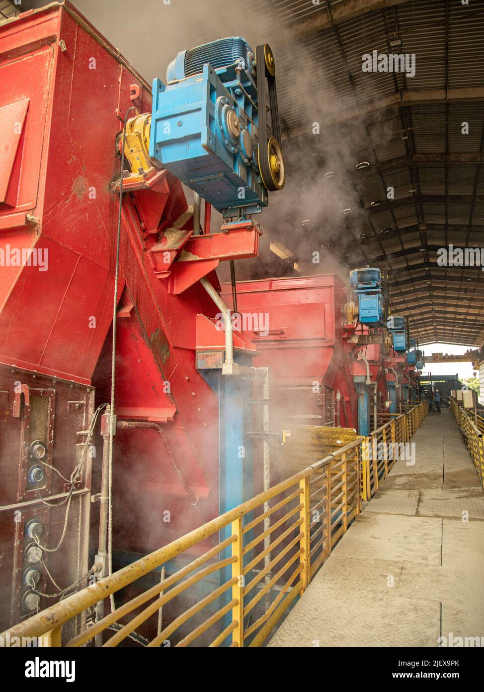 mill processing sugar cane industry Stock Photo - Alamy