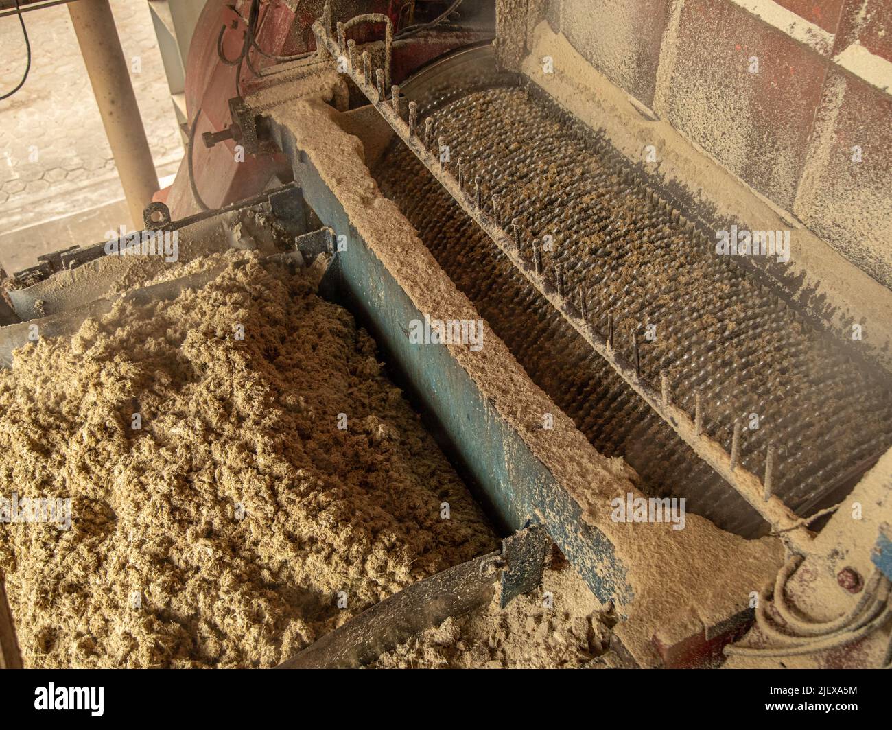 mill processing sugar cane industry Stock Photo - Alamy