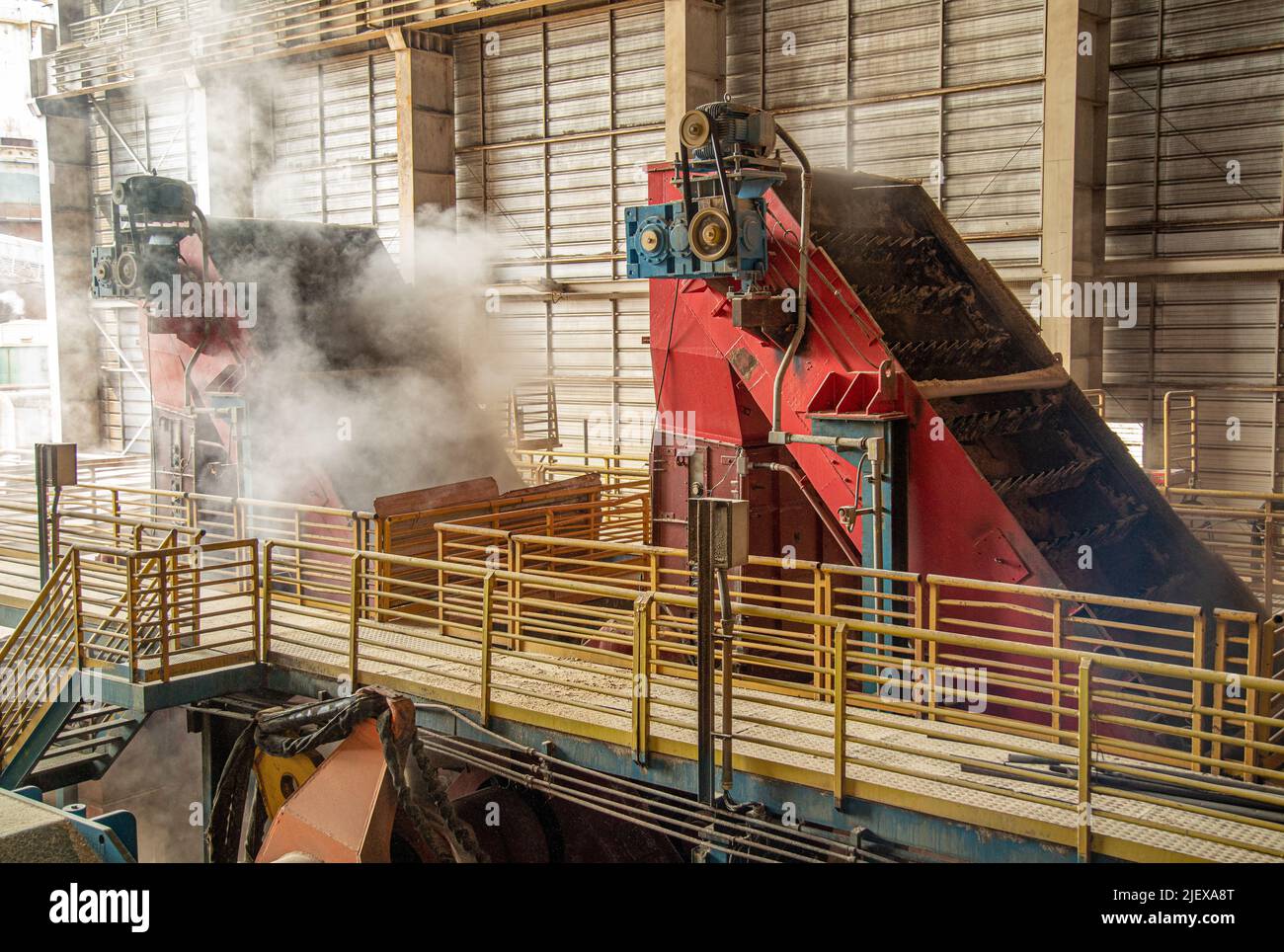 mill processing sugar cane industry Stock Photo - Alamy