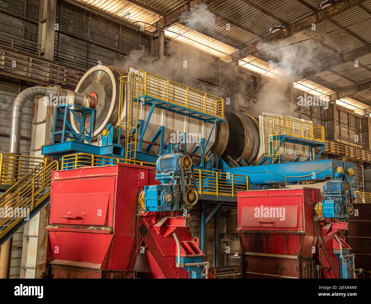 mill processing sugar cane industry Stock Photo - Alamy