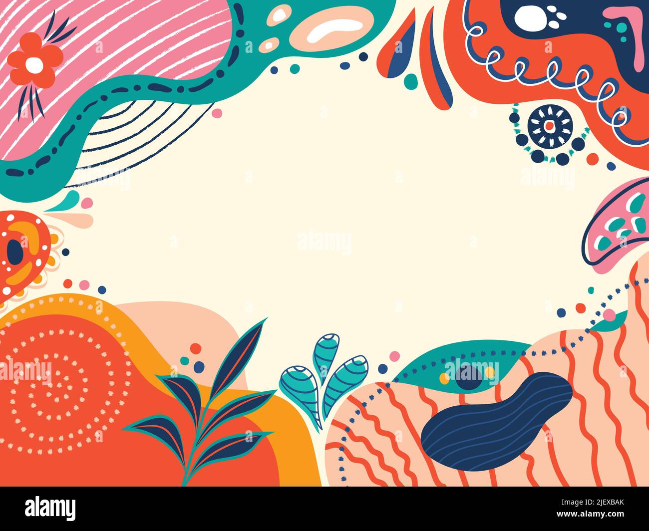 Color palette doodle Stock Vector Images - Alamy
