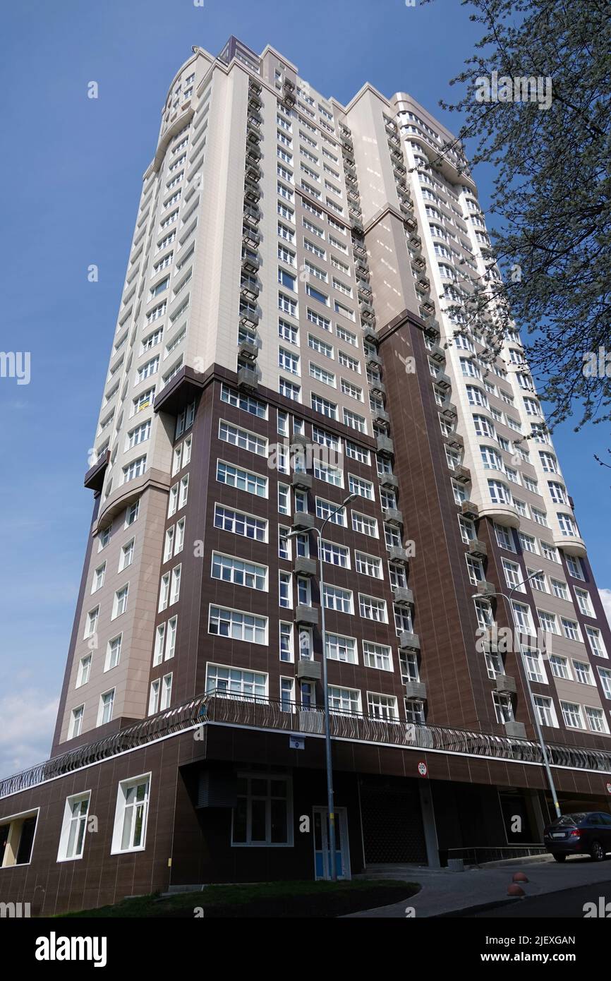 Kiev ukraine high rise apartment building hi-res stock photography and ...