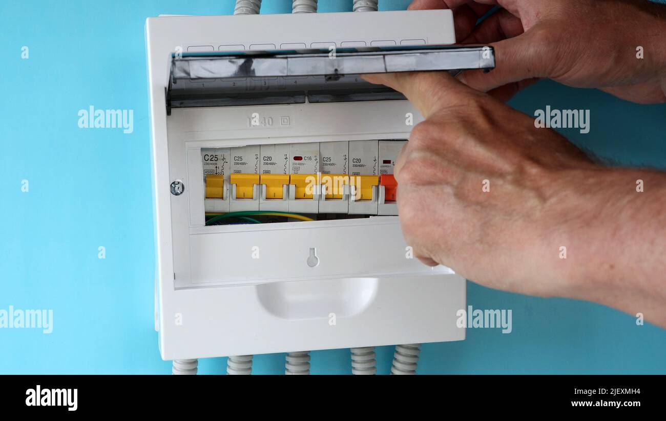 Consumer unit house hi-res stock photography and images - Alamy