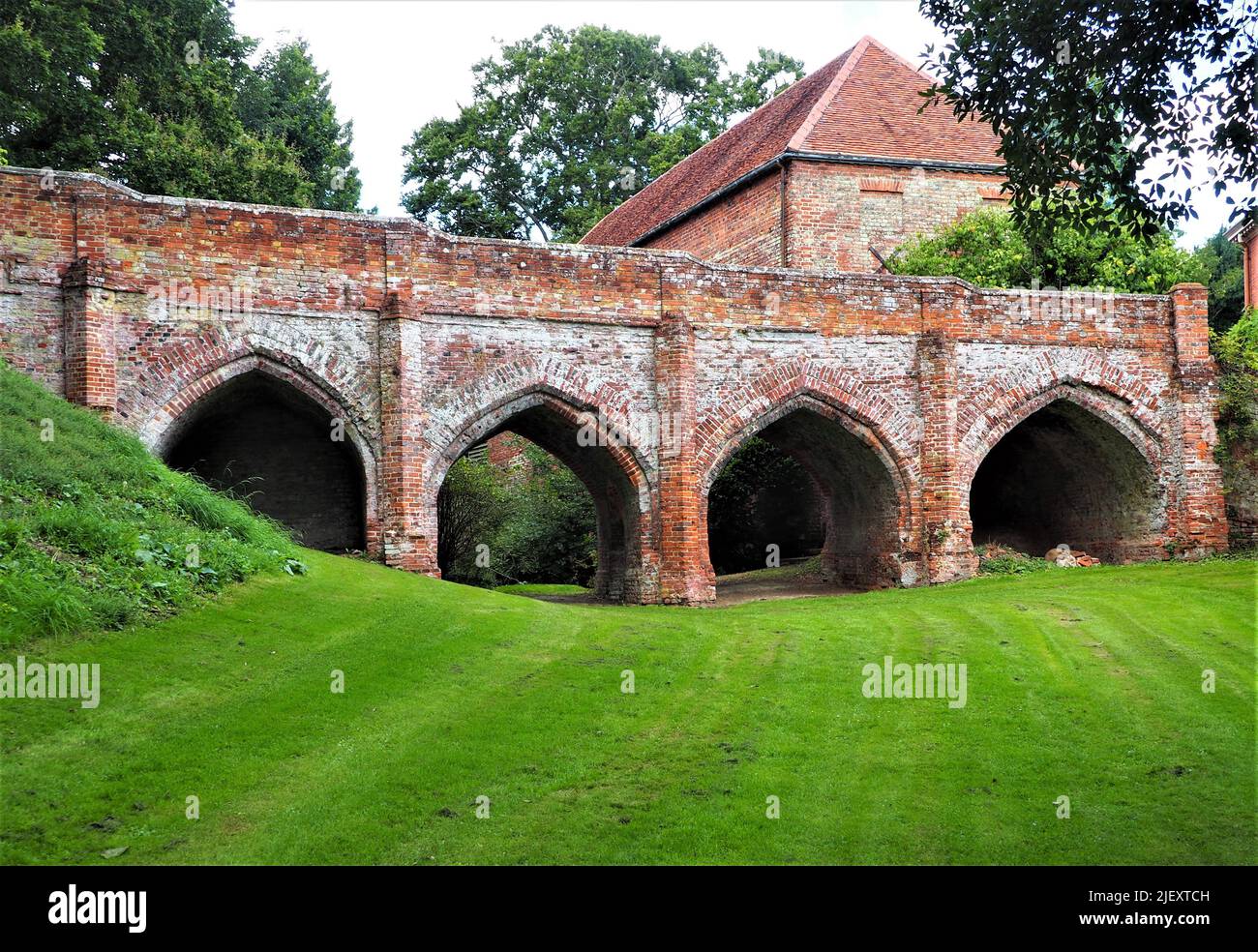 Hedingham Castle Bridge Stock Photo - Alamy