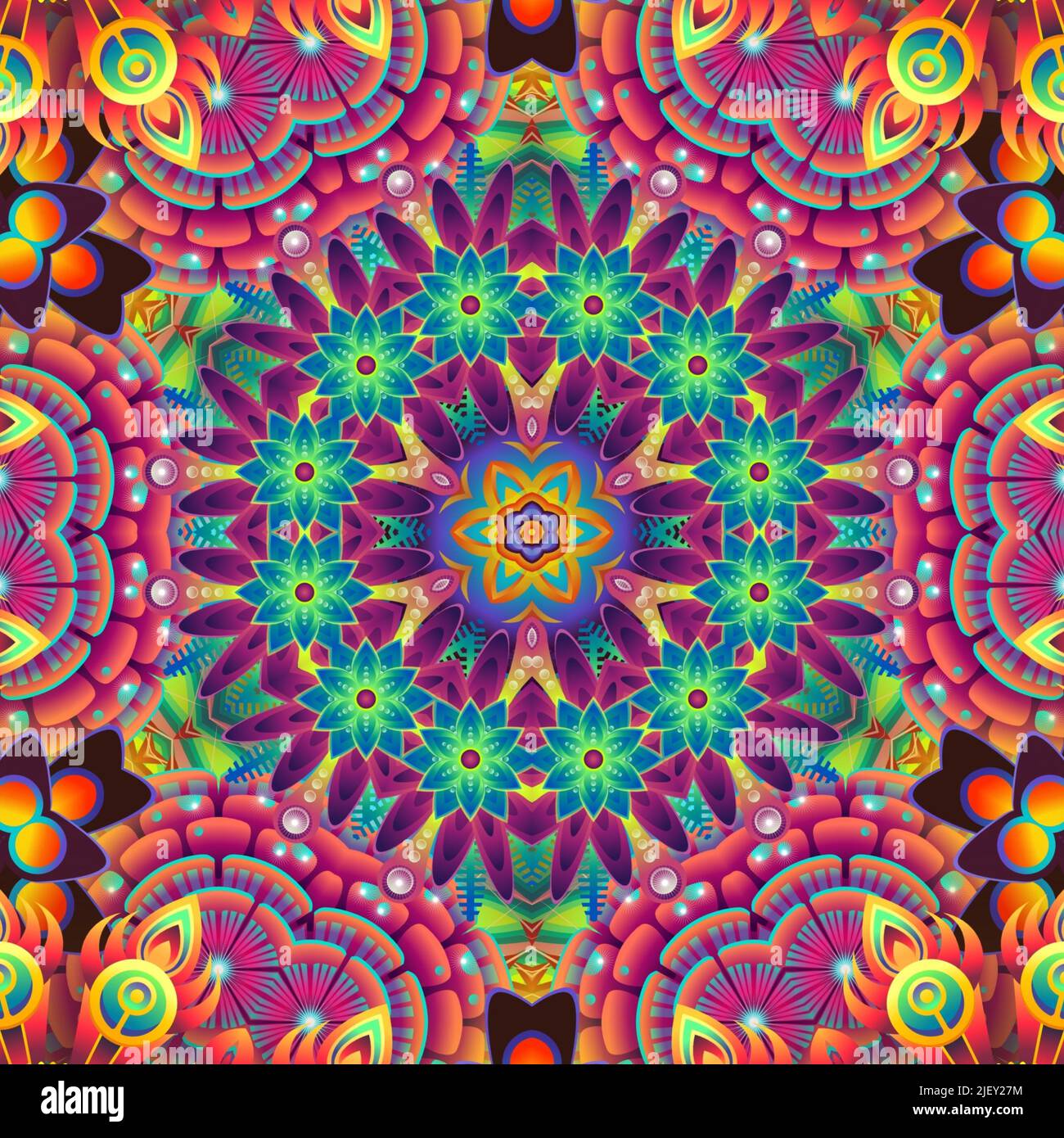 Abstract Computer generated Fractal design. A fractal is a never-ending ...