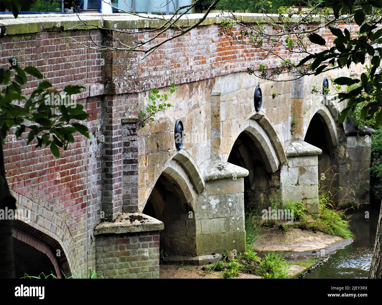 Newton Flotman Bridge Stock Photo - Alamy