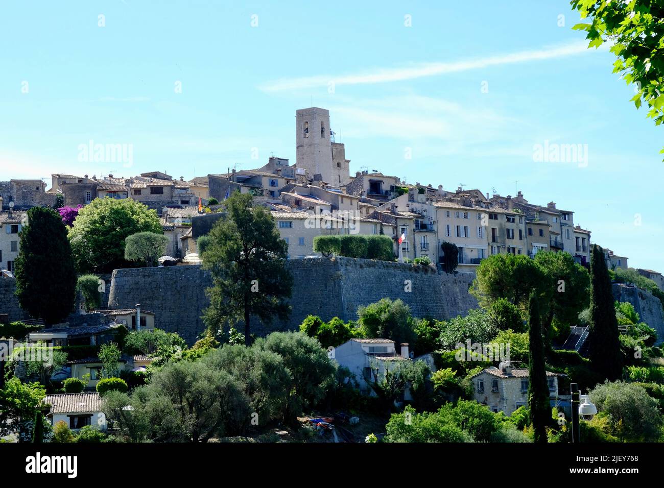 St-Paul de-Vence in the Provence-Alpes-Cote d'Azur South of France a ...