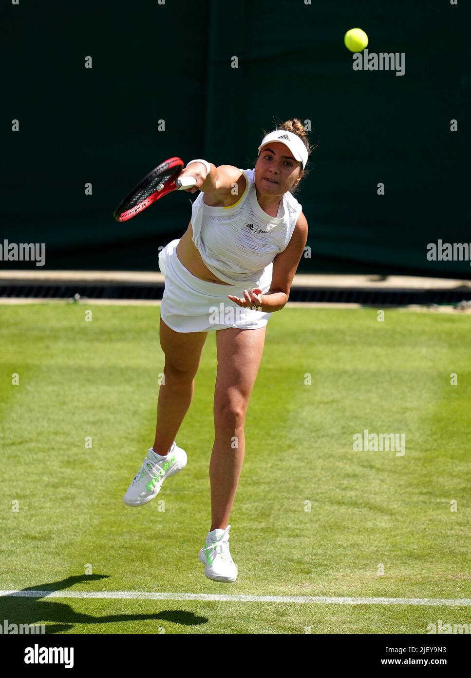 Elena-Gabriela Ruse during her match against Coco Gauff on day two of ...