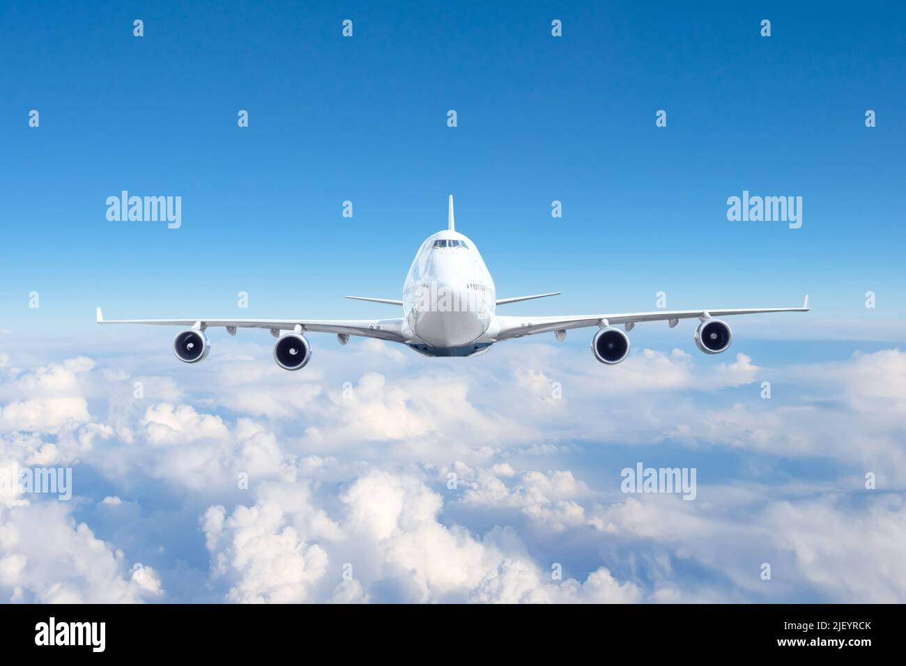 Airplane is flying in the sky hi-res stock photography and images - Alamy