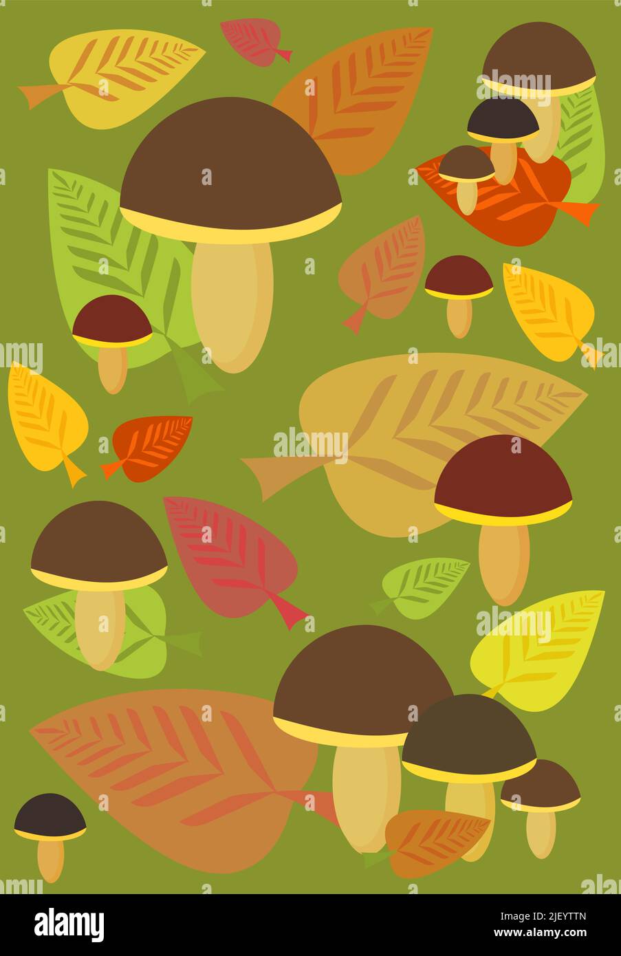 Fallen autumnal leaves in Stock Vector Images - Alamy