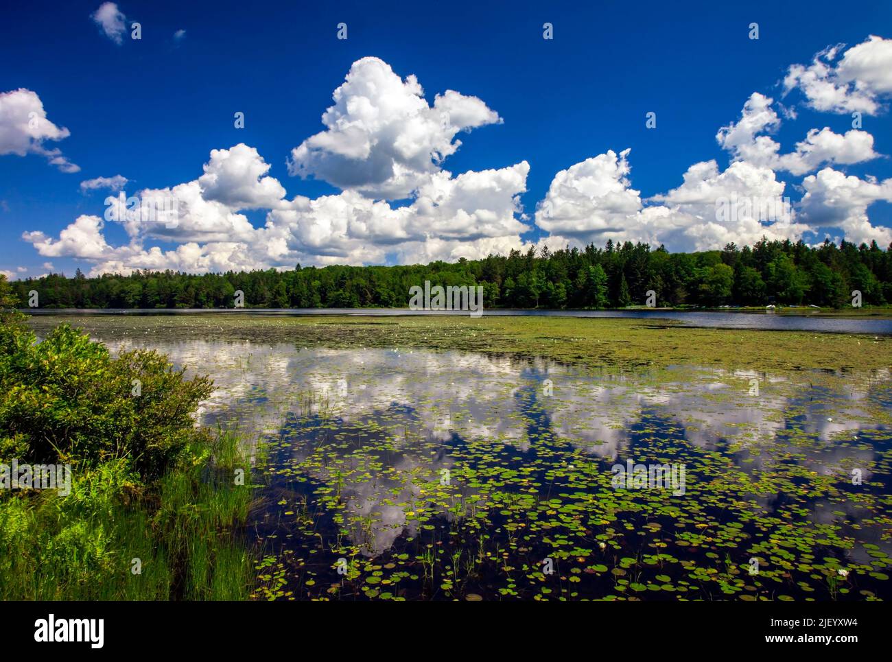 The 422-acre Promised Land Lake is one of two lake at Promised Land ...
