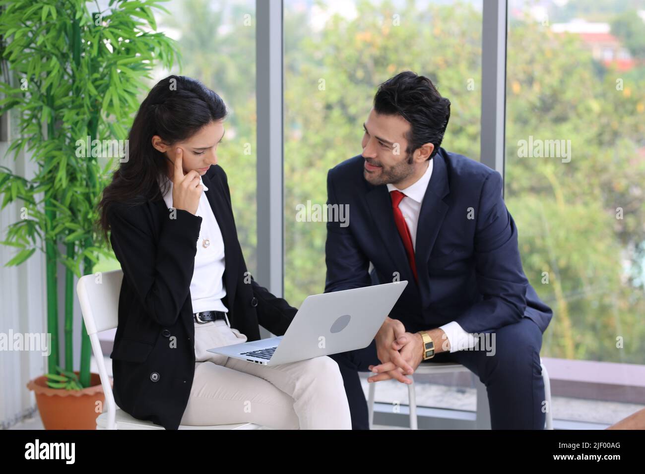 Businessman Giving Speech On Business Meeting With Colleagues ...