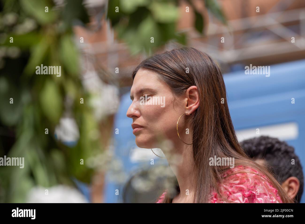 Italian topmodel Bianca Balti participates in the flashmob organized in ...