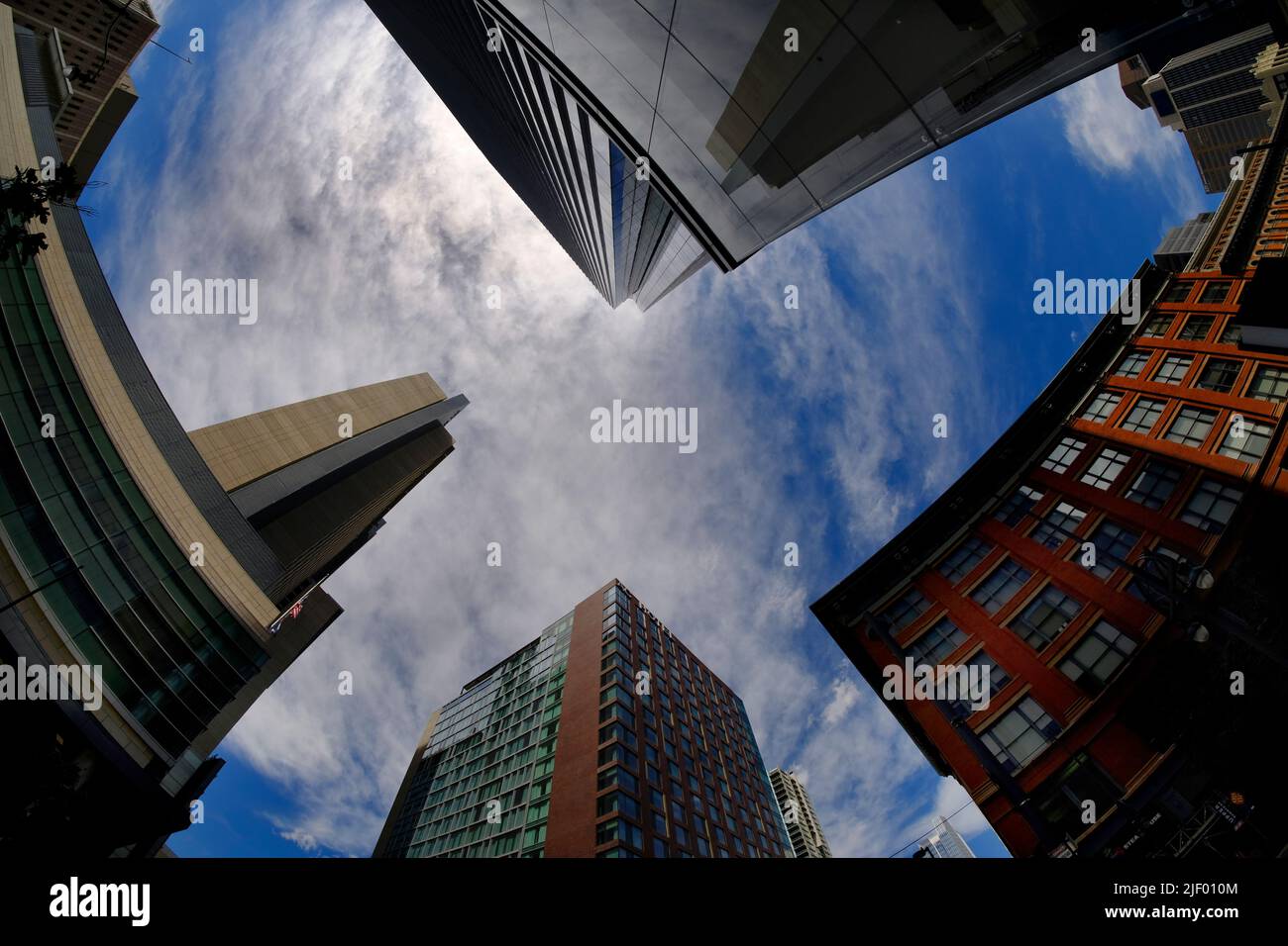 Skyscraper buildings in downtown Denver Colorado in USA Stock Photo - Alamy