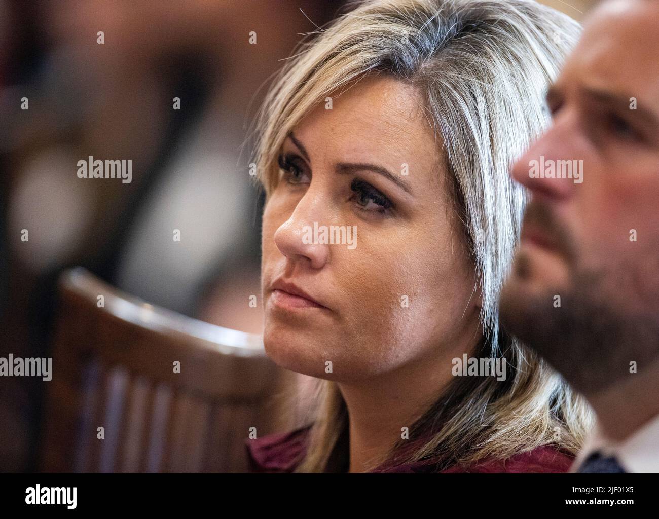 DUP MLA Diane Forsythe During The Northern Ireland Bystander Approach