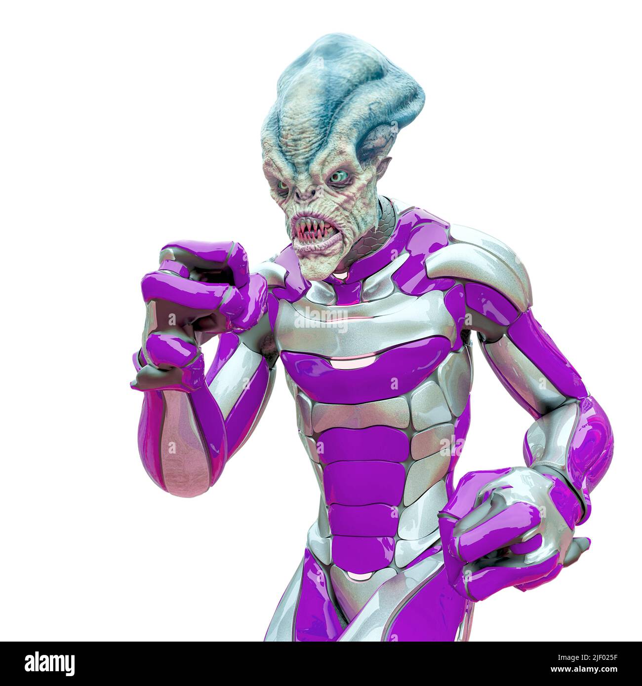 Illustration angry villain alien monster hi-res stock photography and ...