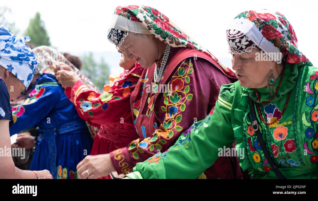 Yekaterinburg, Russia - JUNE 2022: Sabantuy - the Peoples Tatar and ...
