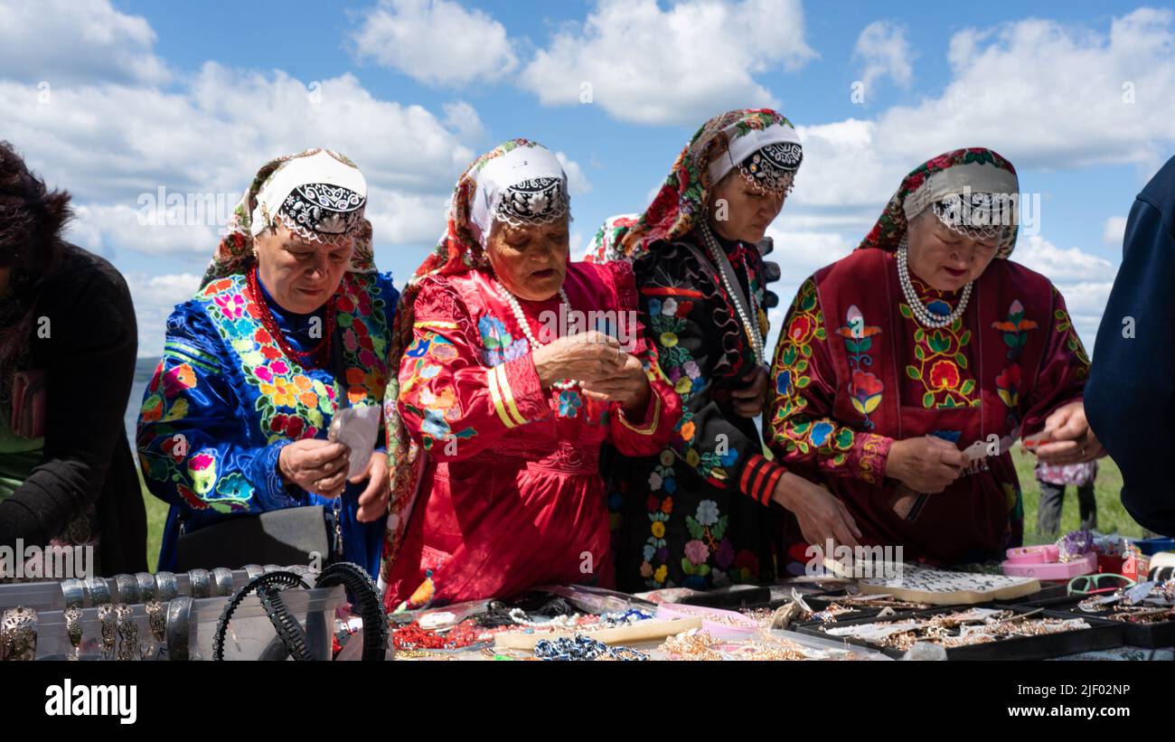 Yekaterinburg, Russia - JUNE 2022: Sabantuy - the Peoples Tatar and ...
