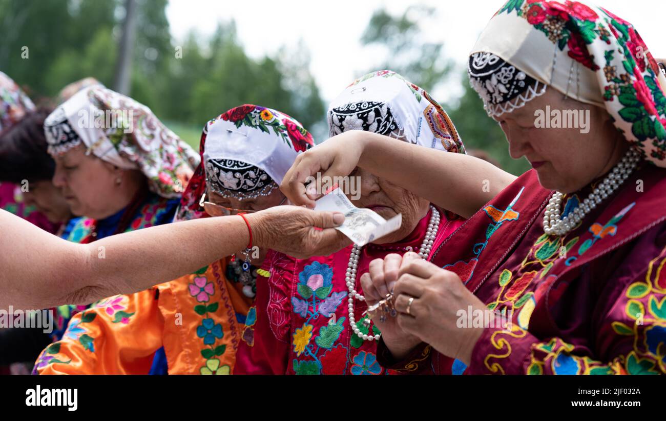Yekaterinburg, Russia - JUNE 2022: Sabantuy - the Peoples Tatar and ...