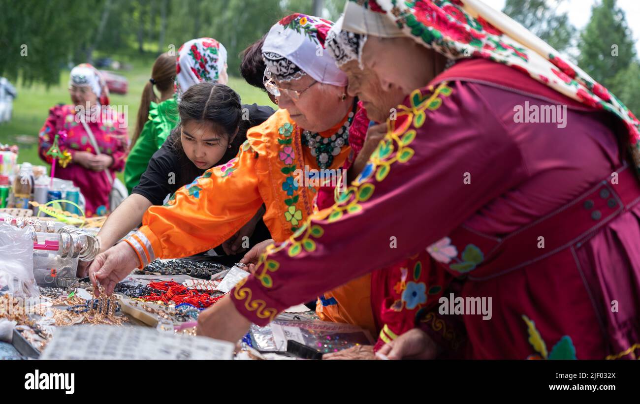 Yekaterinburg, Russia - JUNE 2022: Sabantuy - the Peoples Tatar and ...