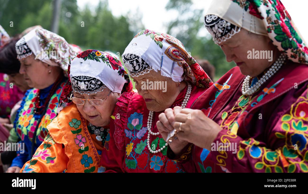 Yekaterinburg, Russia - JUNE 2022: Sabantuy - the Peoples Tatar and ...