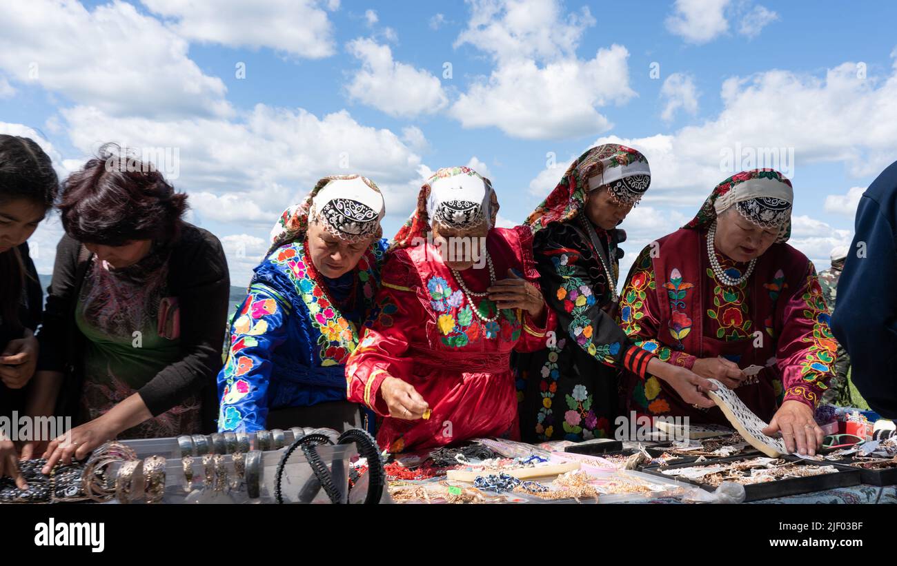 Yekaterinburg, Russia - JUNE 2022: Sabantuy - the Peoples Tatar and ...