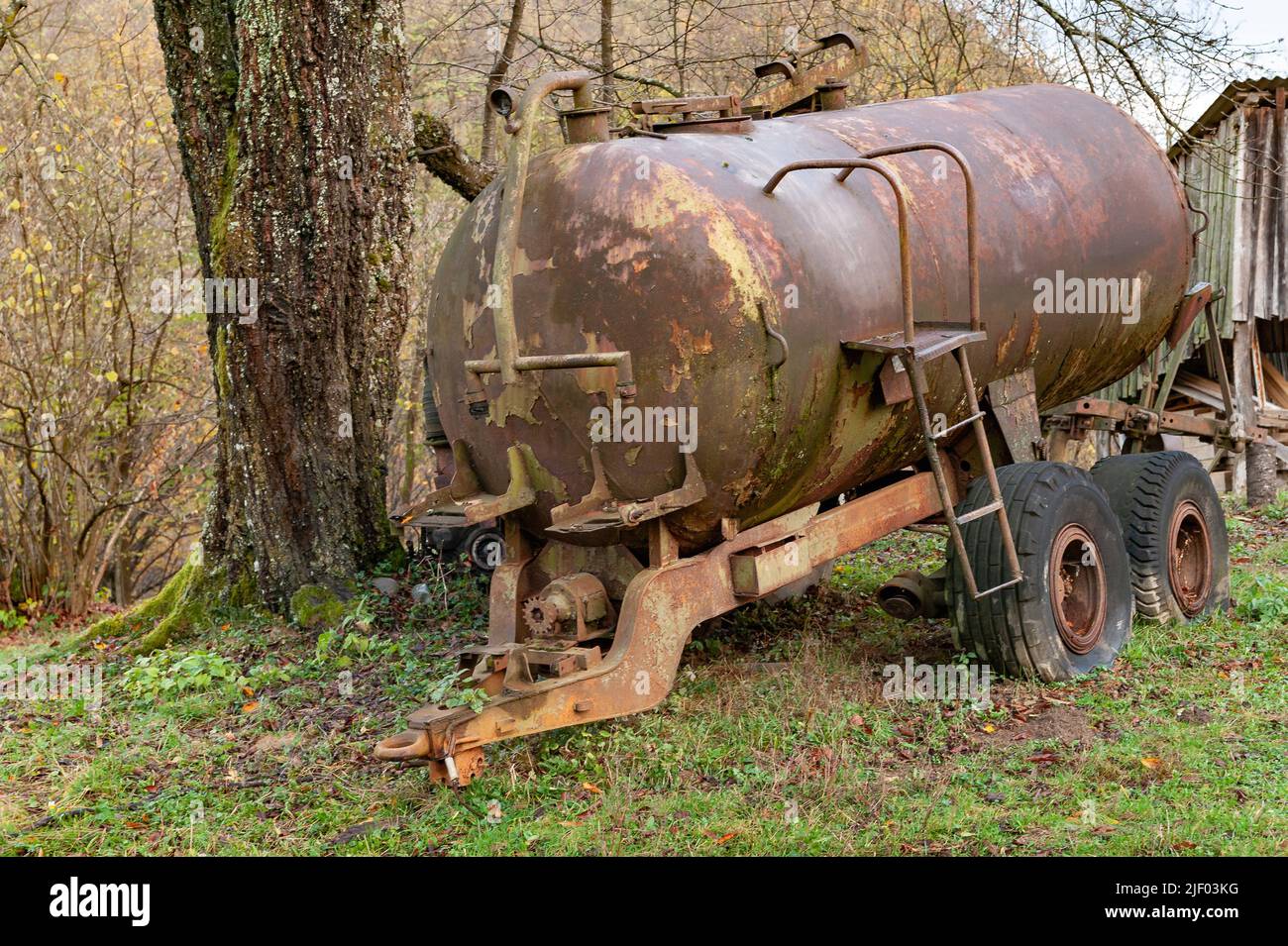 Old metal tank hi-res stock photography and images - Alamy
