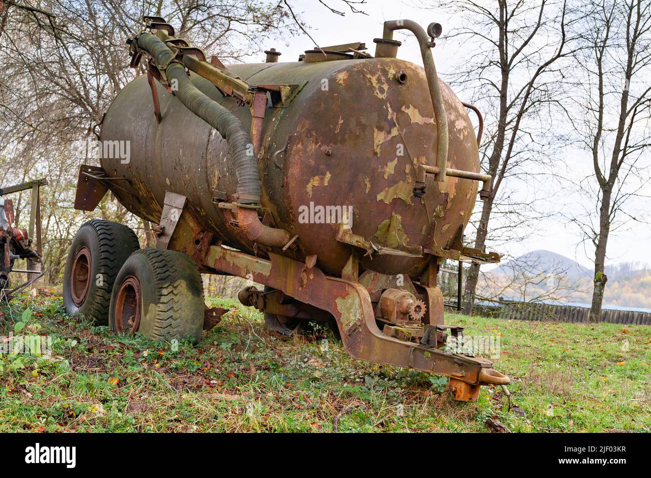 Old metal tank hi-res stock photography and images - Alamy
