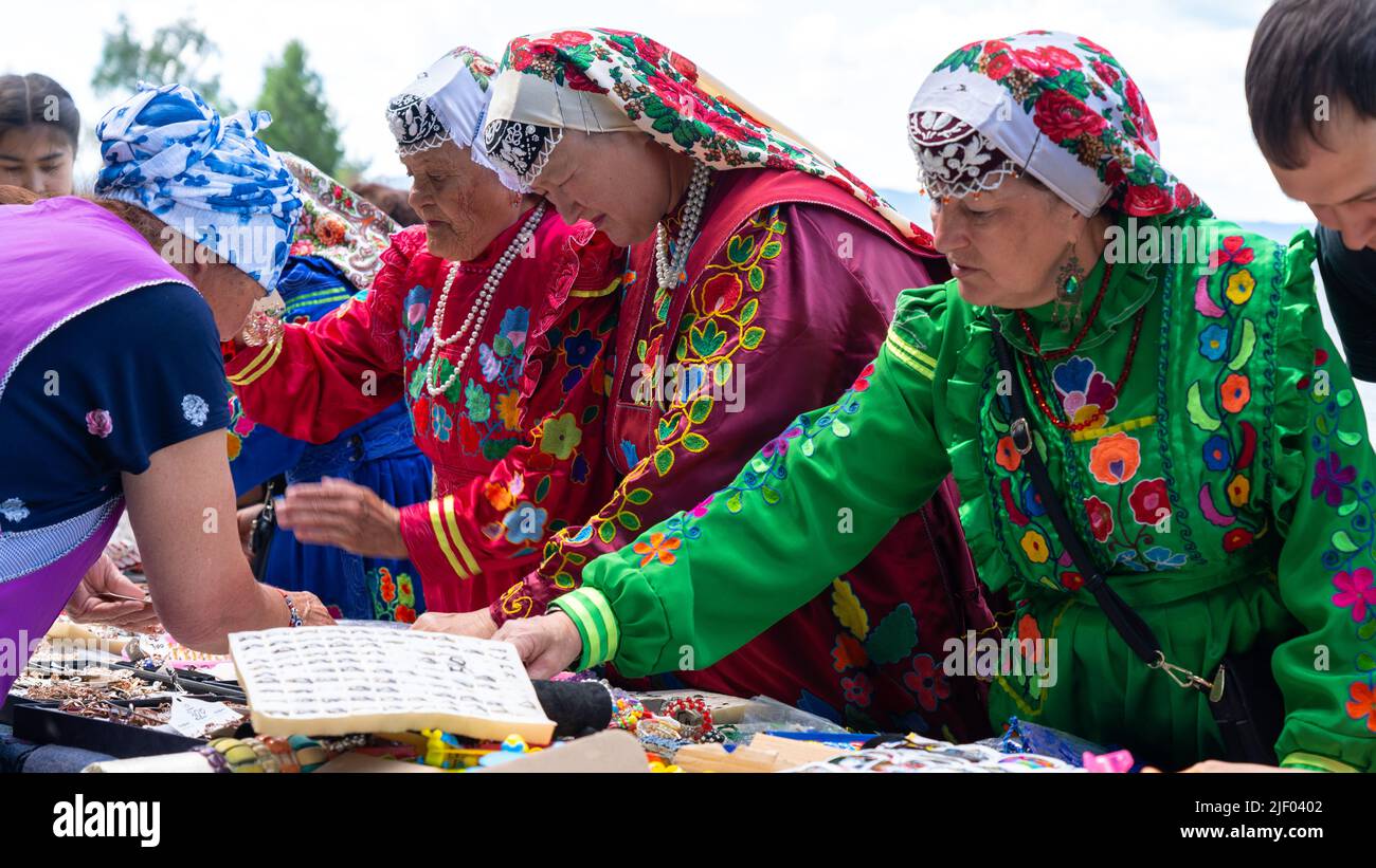 Yekaterinburg, Russia - JUNE 2022: Sabantuy - the Peoples Tatar and ...
