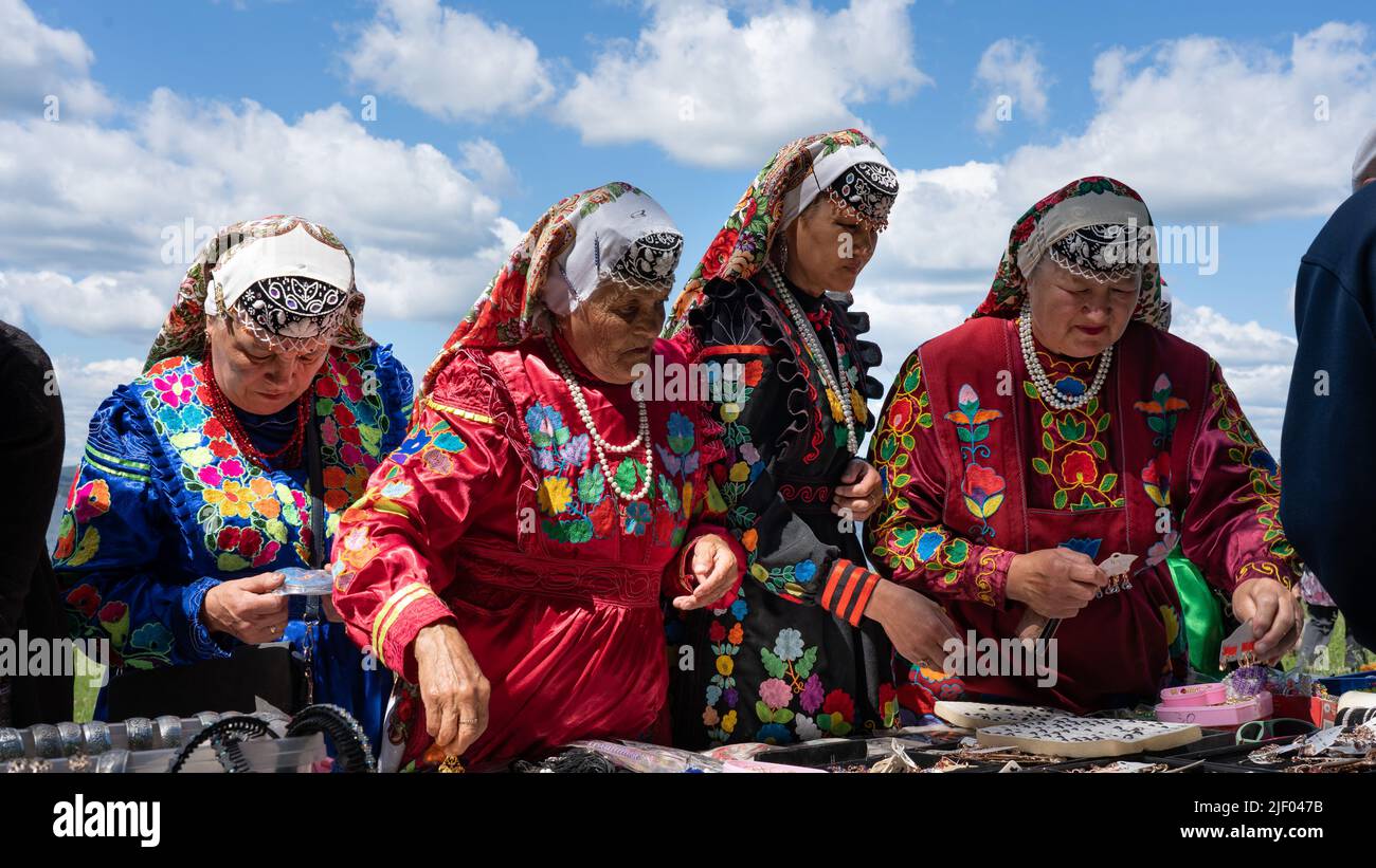 Yekaterinburg, Russia - JUNE 2022: Sabantuy - the Peoples Tatar and ...