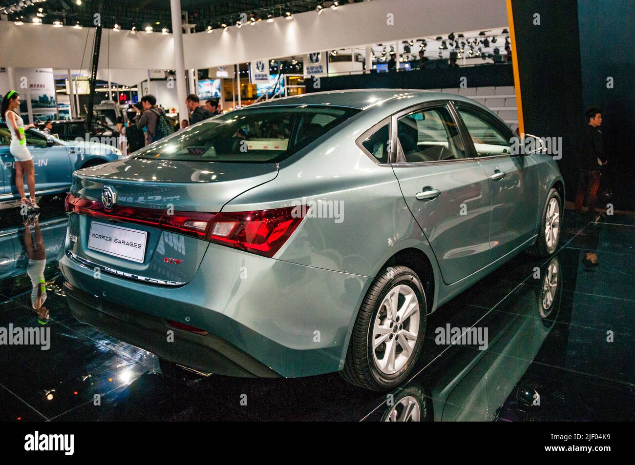 MG GT on display at the 2014 Guangzhou Auto Show Stock Photo - Alamy